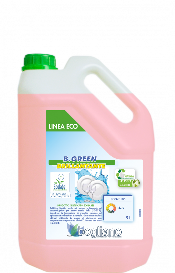 BRILLANTANTE B.GREEN ECOLABEL tanica 5 lt. – Evesas